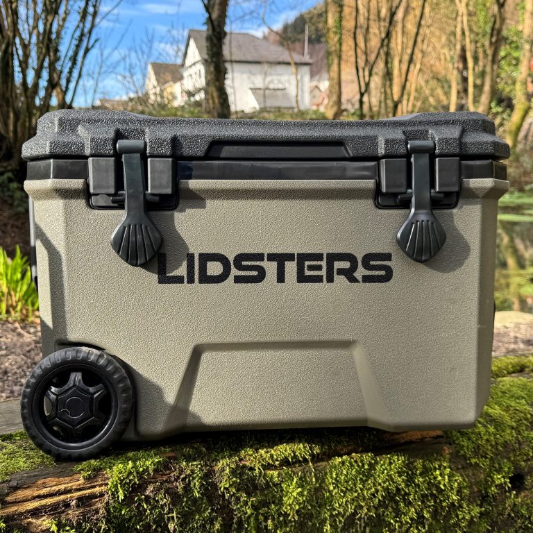 Lidsters Fishing Deluxe Cooler Wheeled Ice Box 36L Fits 53 Cans Carp ...